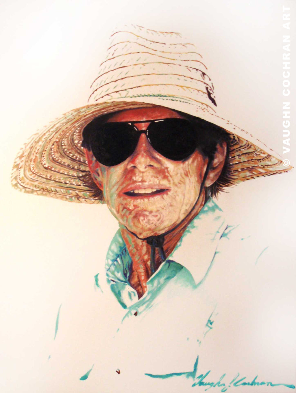 Portrait of Billy Pate 1 Original – Vaughn Cochran Art